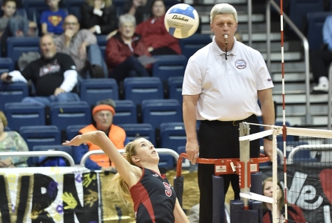 Be the Referee: Volleyball Back-Row Block | Michigan High School ...