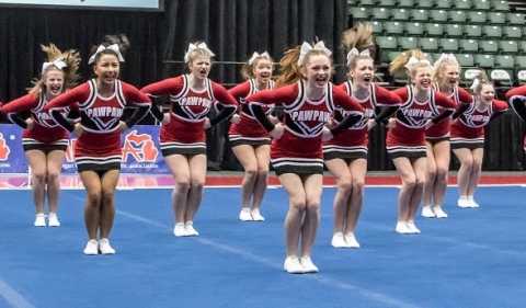 Paw Paw Cheer Prepping to Shine Again | Michigan High School Athletic ...